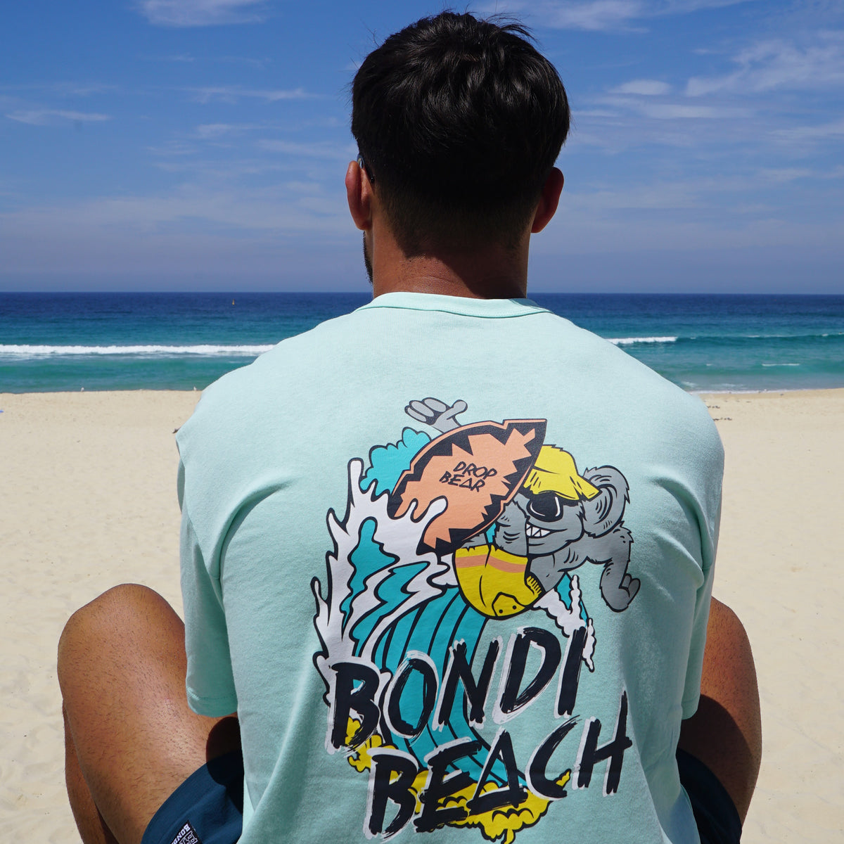 Men's Drop In Relaxed Fit Tee (Spearmint) – Between The Flags